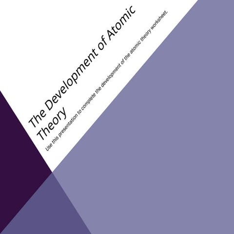 Discoveryof AtomicTheoryPP.pptmnmnnnjakkk | PPT