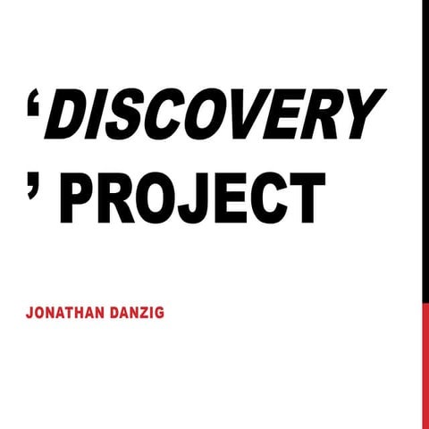Discovery’ project | PPT