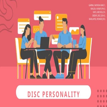 Disc Personality Power Point Presentation | PPTX