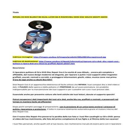 Disc repair cs | DOCX