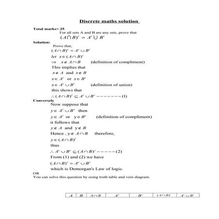 Discrete mathematics sol | DOC