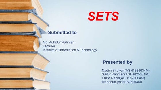 01 sets | PPT
