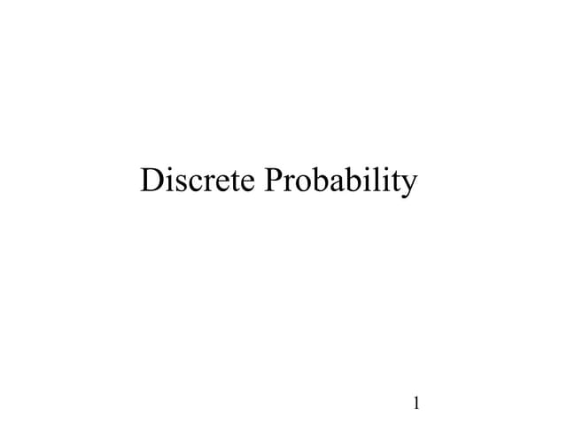 Probability And Its Axioms | PPTX