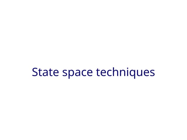 state space representation,State Space Model Controllability and ...