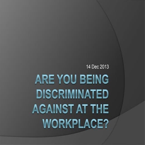 Discrimination | PPTX