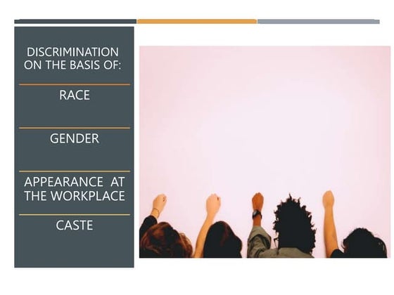 Discrimination PPT | PPTX