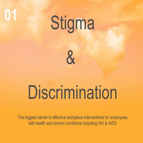 Stigma and Discrimination among people with HIV | PPTX