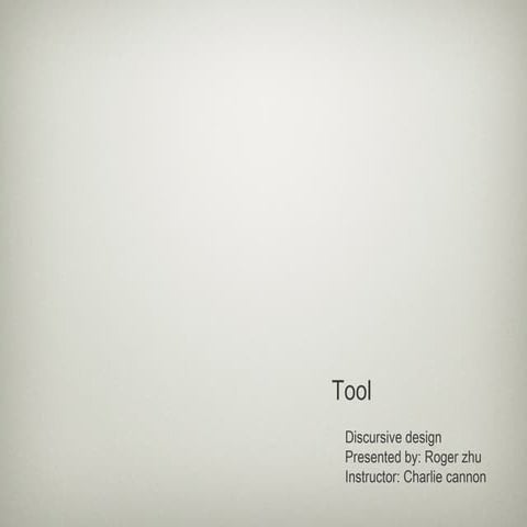 Discursive design | PPT | Technology & Computing