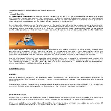 Esquema Del Discurso Ceremonial