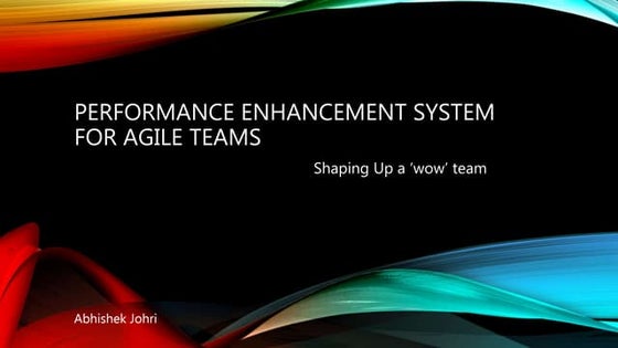 Agile performance management brings transparency | PPT