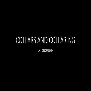 COLLARS AND COLLARING | PPTX