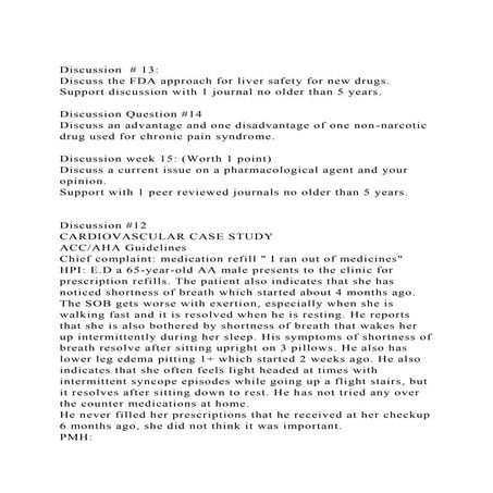 Cardiovascular Case Study Discussion.docx
