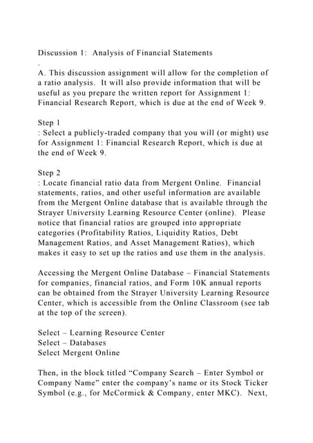 Craig Philpot ACCT 370 D Term Comparative Analysis | PDF