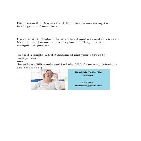 Discussion #1 Discuss the difficulties in measuring the intelli.docx ...