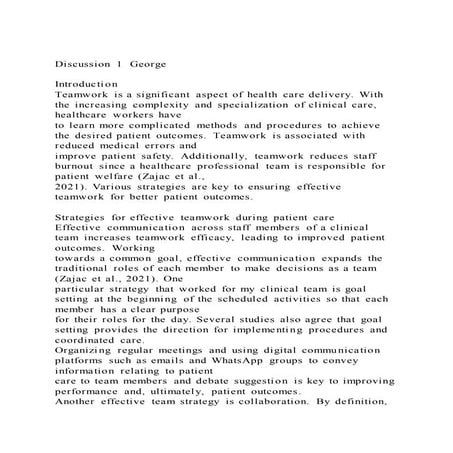 Interprofessional Collaborative Practice Education: Values ...