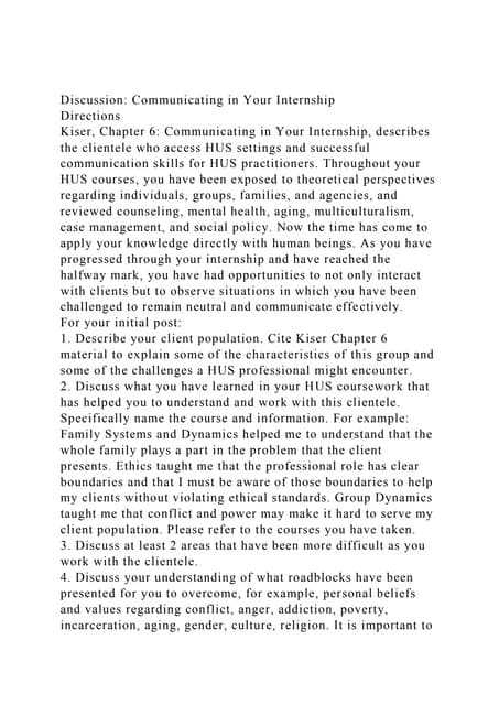 Communication Styles A Self-Assessment Exercise (Based on the | DOCX