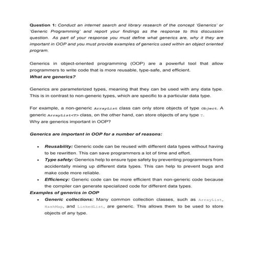 Discussion forum unit 6 - Software Engineering 2.docx