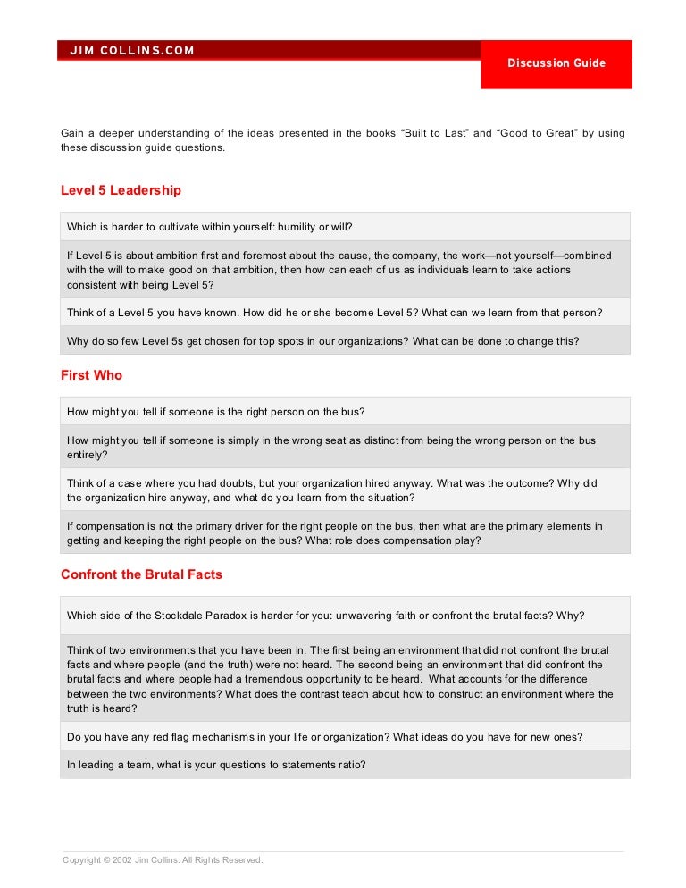 Discussion Guide Discussion Guide