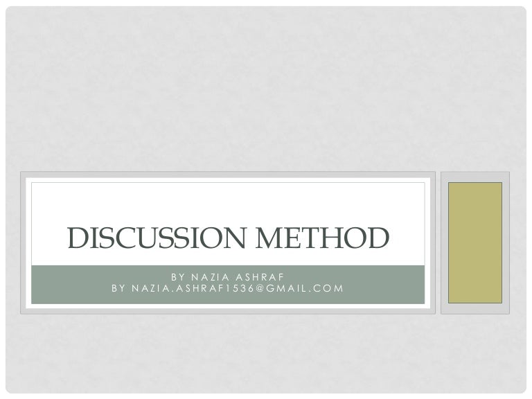 discussion-method
