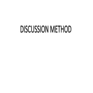 Small group discussion and buzz group method | PPTX