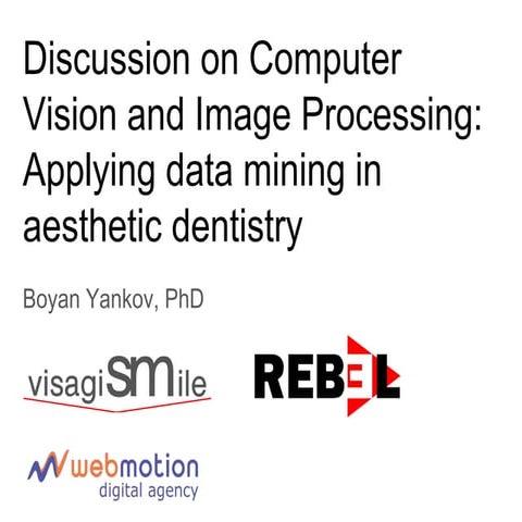 Computer vision and image processing for dental products | PDF