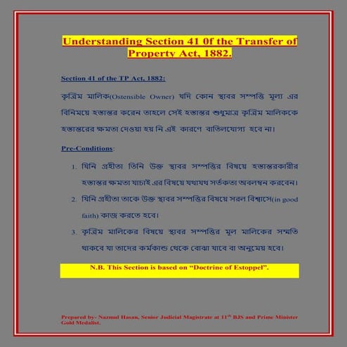 18th BJS Preparation Series: Discussion on Section 41 of the Transfer of Property Act,1882..pdf