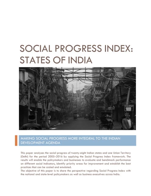 Social progress index | PPTX
