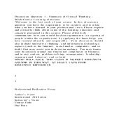 Discussion Question 1 – Summary & Critical Thinking – WeekCourse | PDF