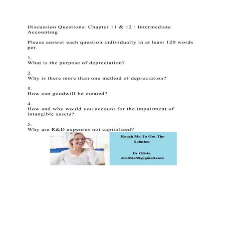 Discussion Questions Chapter 11 & 12 Intermediate AccountingP.docx ...