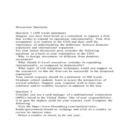 Discussion QuestionsQuestion 1 (300 words minimum)Imag | DOCX