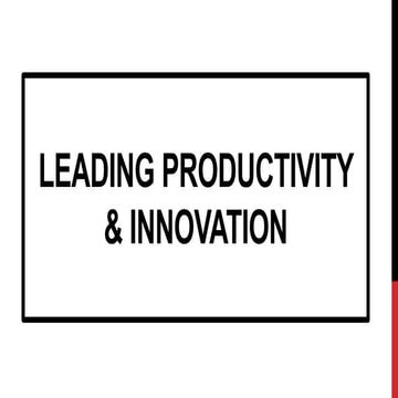 Discussion report on productivity | PPTX