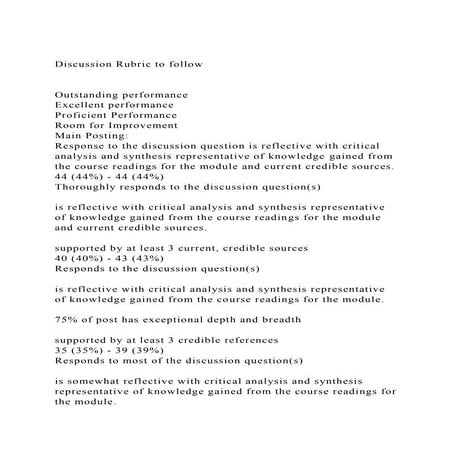 Discussion Rubric to followOutstanding performanceExcellen.docx