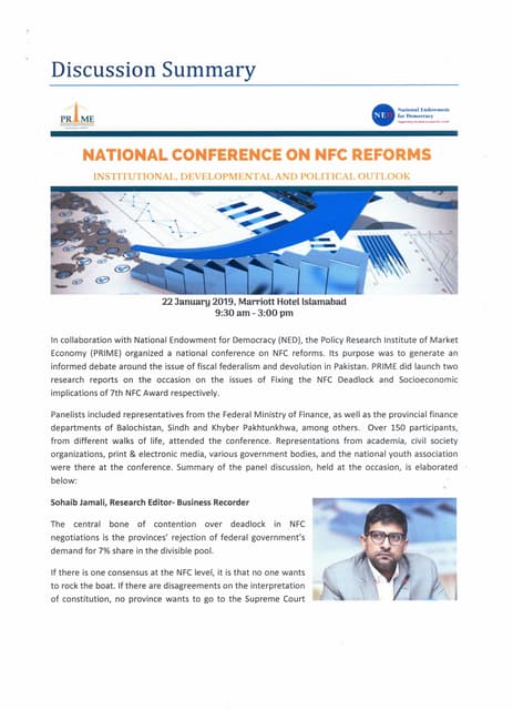 National Finance Commission (NFC) Reforms | PDF National Finance Commission (NFC) Reforms | PDF