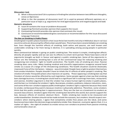 Discussion text | DOCX | Illegal Drugs, Tobacco, eCigarettes, Vaping ...