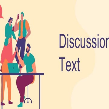 Discussion text | PPTX