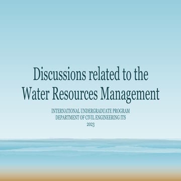 Discussion Water Resources Management.pptx