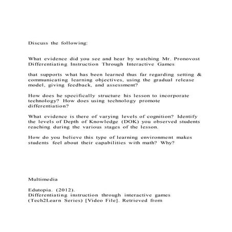 Discuss the followingWhat evidence did you see and hear | DOCX