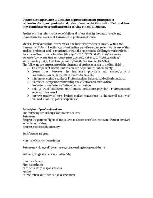 Unit 5 Professional ethics | PPTX