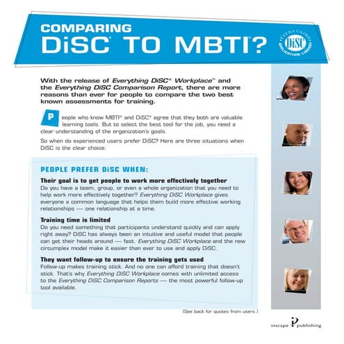 DiSC v mbti | PDF