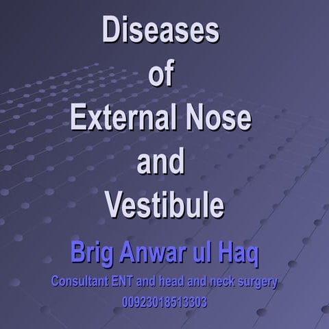 Diseases of external nose | PPT