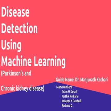 Disease Detection Using Machine Learning.pptx
