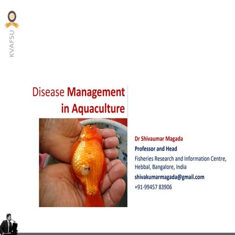 Disease management in Aquaculture | PDF