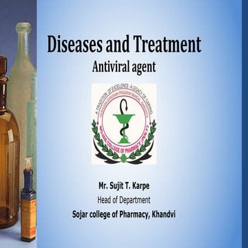 Diseases and treatment antiviral | PPT
