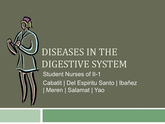 Gastrointestinal Tract Disorder | PPTX