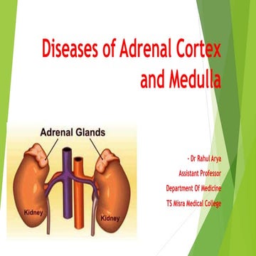 Diseases of adrenal cortex and medulla | PPTX