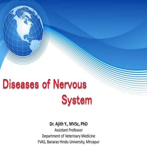 Diseases of nervous system Veterinary Neurology | PPTX