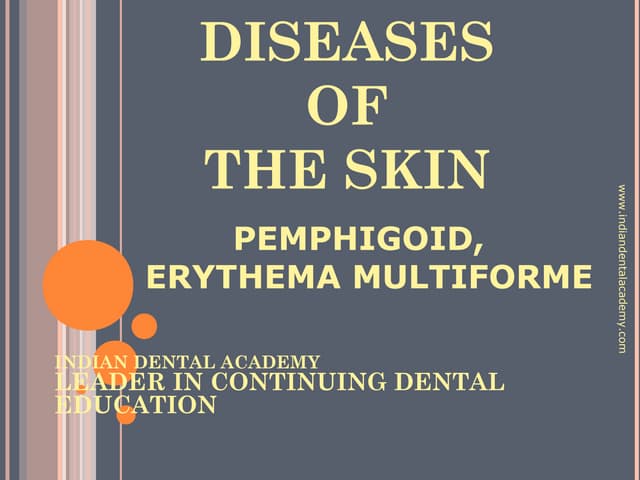 Erythema multiforme Dr Chithra P | PPT