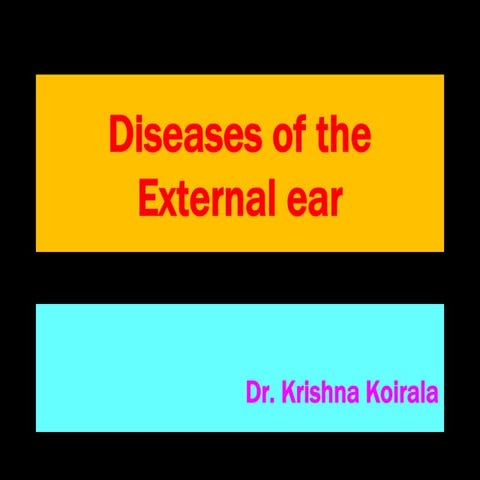 Diseases of the External Ear.ppt