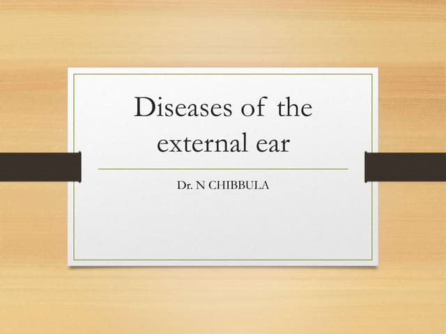 Diseases of the External Ear.ppt