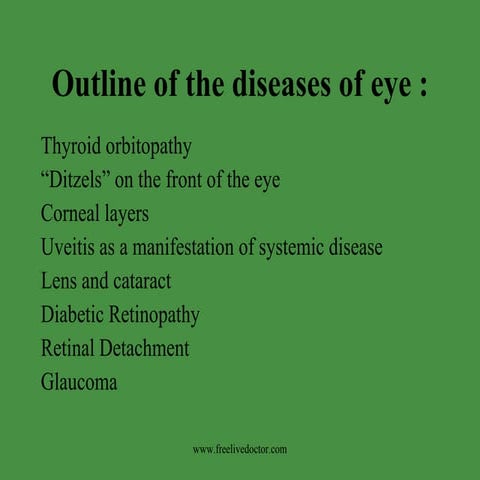 Diseases of the eye | PPT